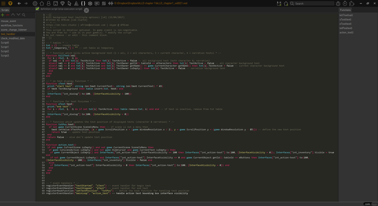 The Official Visionaire Studio: Adventure Game Engine Wiki